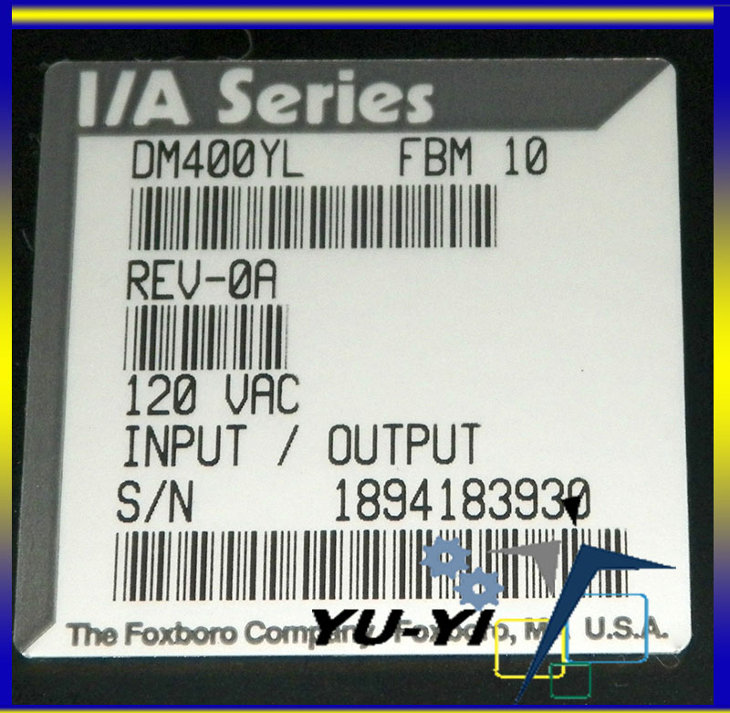 Foxboro P0400YL FBM 10 IA Series INPUT OUTPUT Module - 裕益科技自動化設備可程式編碼器PLC分散式控制系統DCS